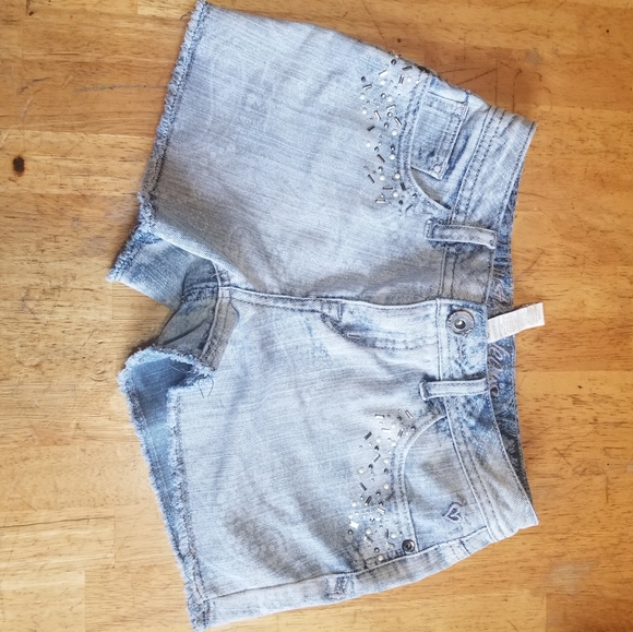 Justice | Bottoms | Justice Premium Light Wash Bleached Jeweled Girls ...